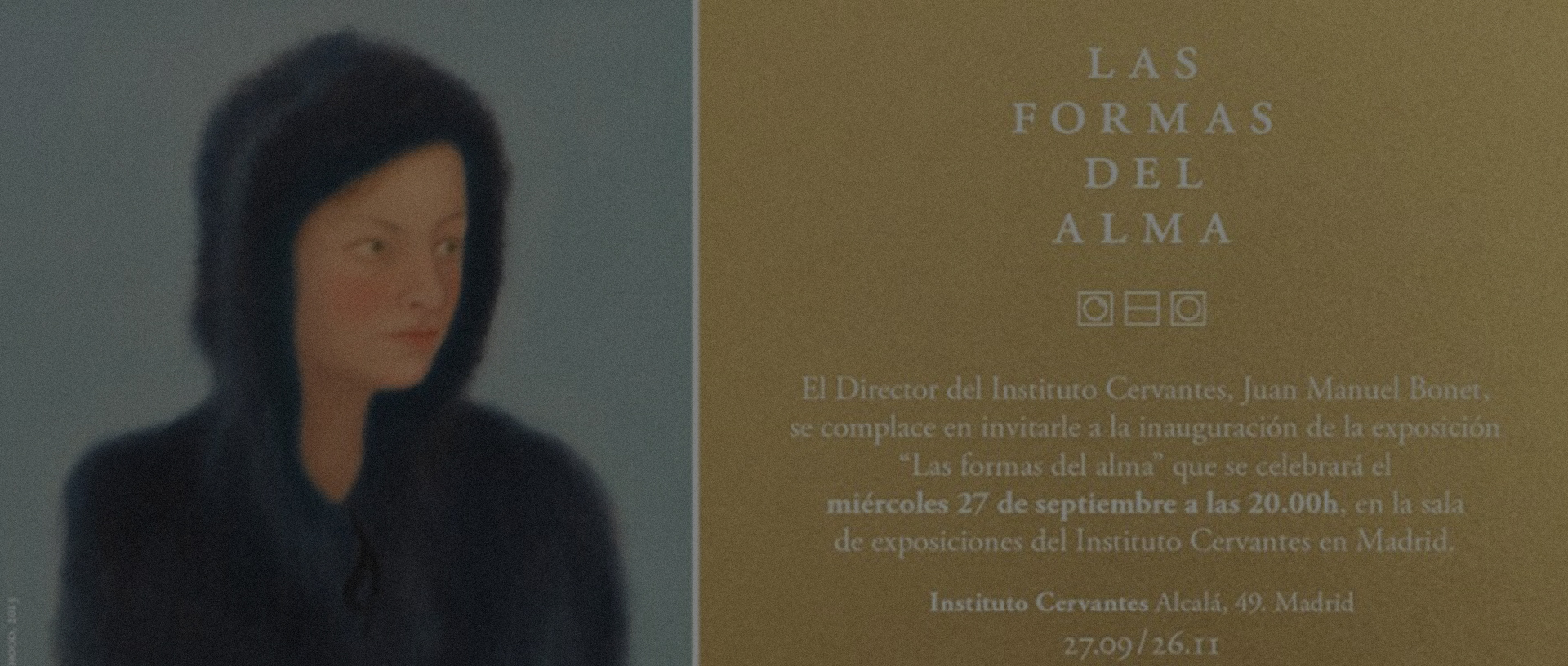 LAS FORMAS DEL ALMA en el Instituto Cervantes. Madrid – José Luis Serzo